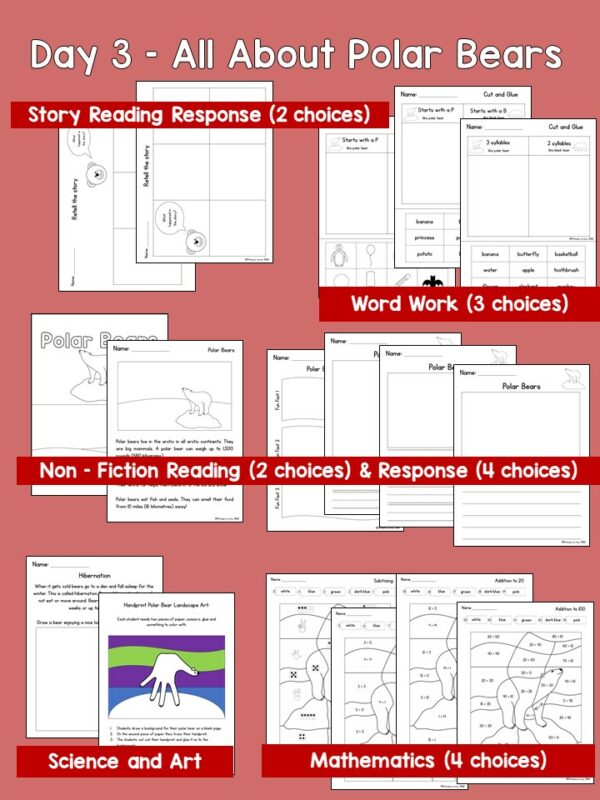 Emergency Sub Plans - Full Week Bear Themed | Made By Teachers