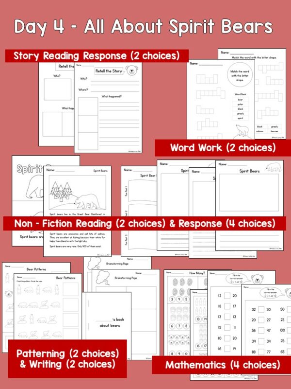 Emergency Sub Plans - Full Week Bear Themed | Made By Teachers