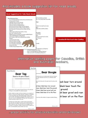 Emergency Sub Plans - Full Week Bear Themed | Made By Teachers