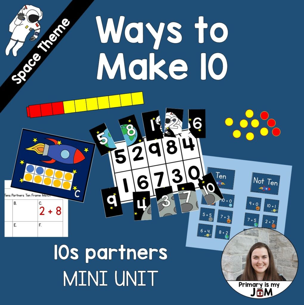 Ways to Make 10 - 10s partners Unit | Made By Teachers