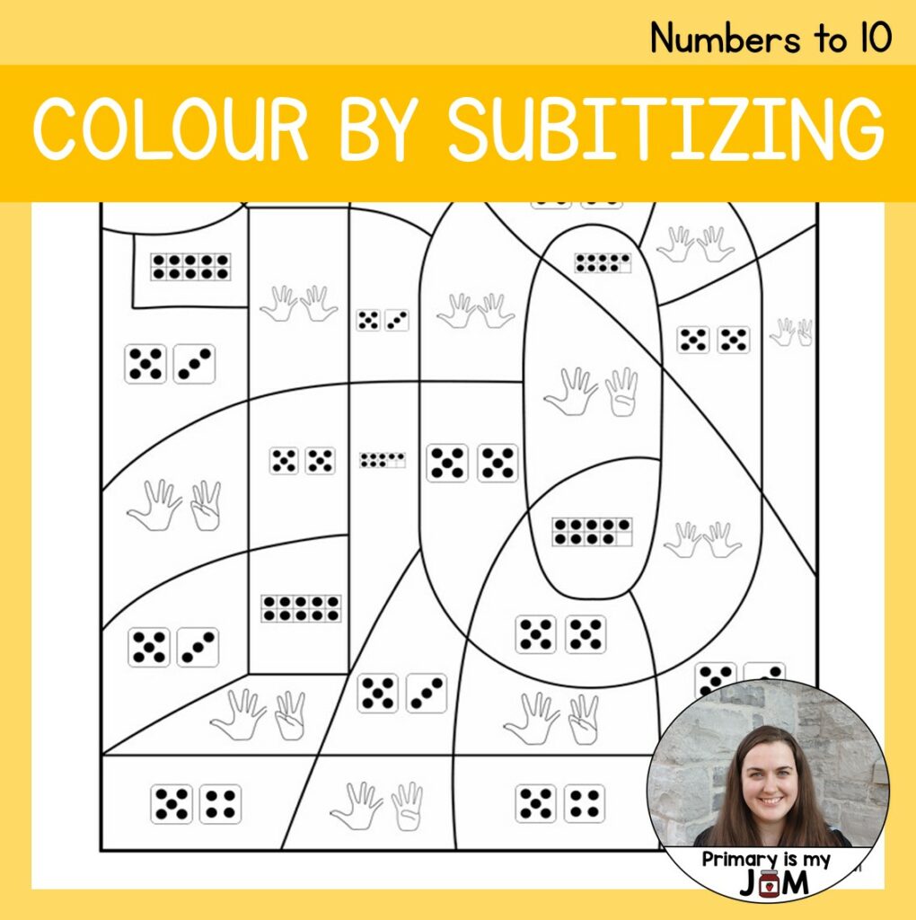Color by Code Subitizing - Made By Teachers