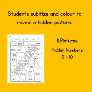 Color by Code Subitizing - Made By Teachers