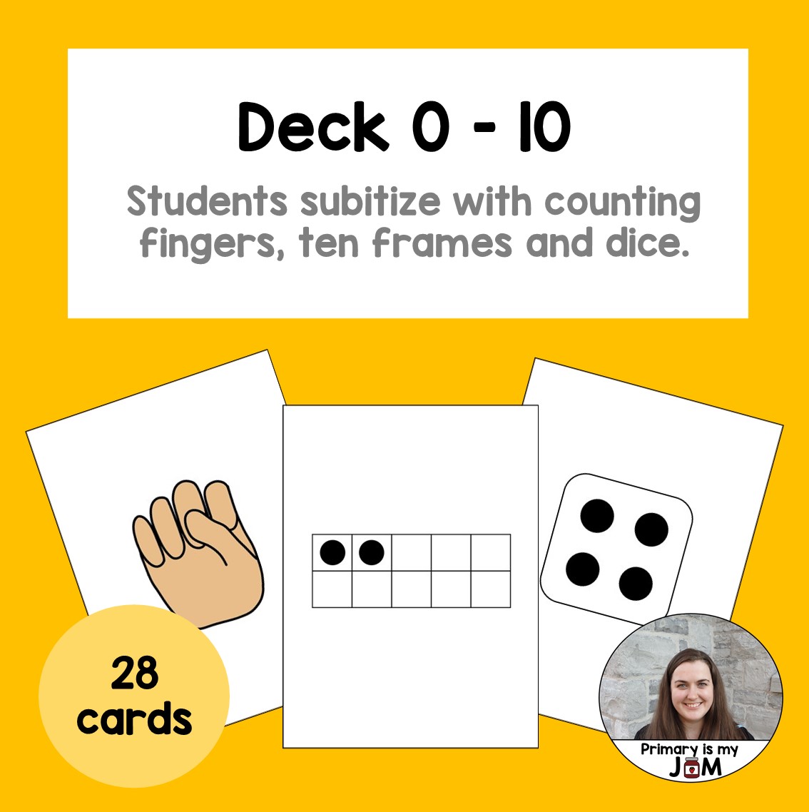 Subitizing Face Off - Number Recognition Card Game | Made By Teachers