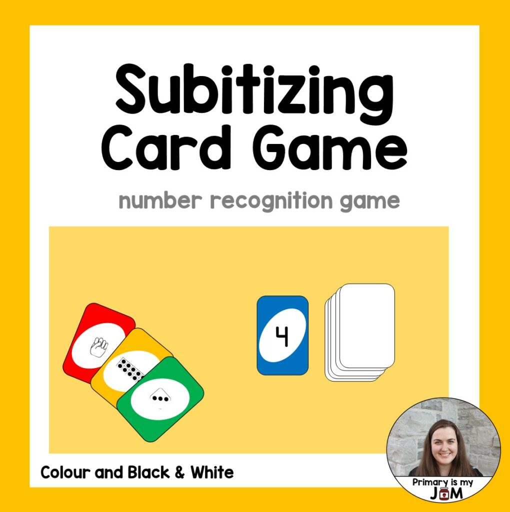 Subitizing Card Game - Number Recognition to 10 - Made By Teachers