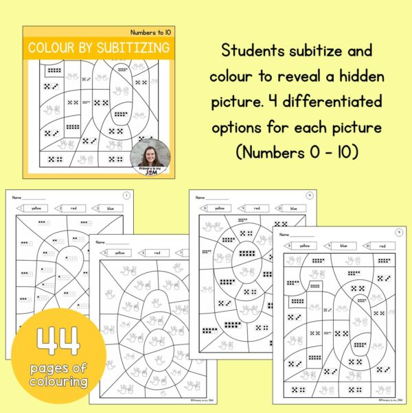 Subitizing Bundle - Numbers to 10 and Numbers to 20 Games and Centers ...