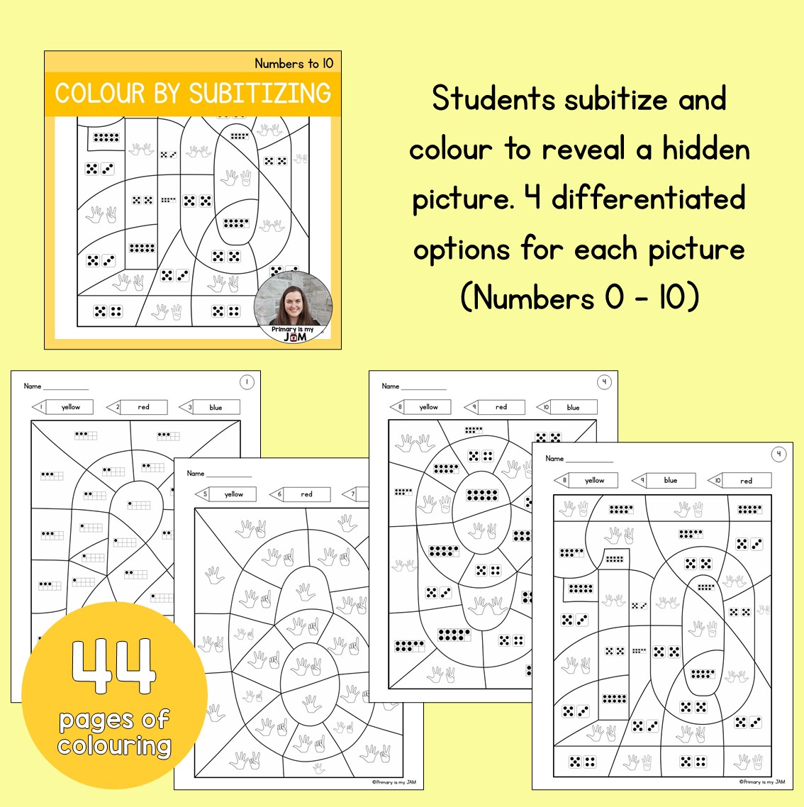 Subitizing Bundle - Numbers to 10 and Numbers to 20 Games and Centers ...