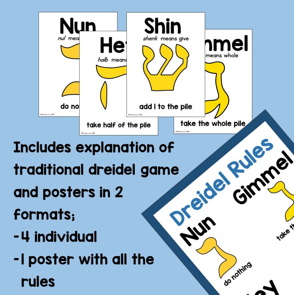 Hannukah Dreidel Games - Made By Teachers