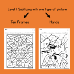 Color by Code Subitizing Fall Numbers to 5 - Made By Teachers