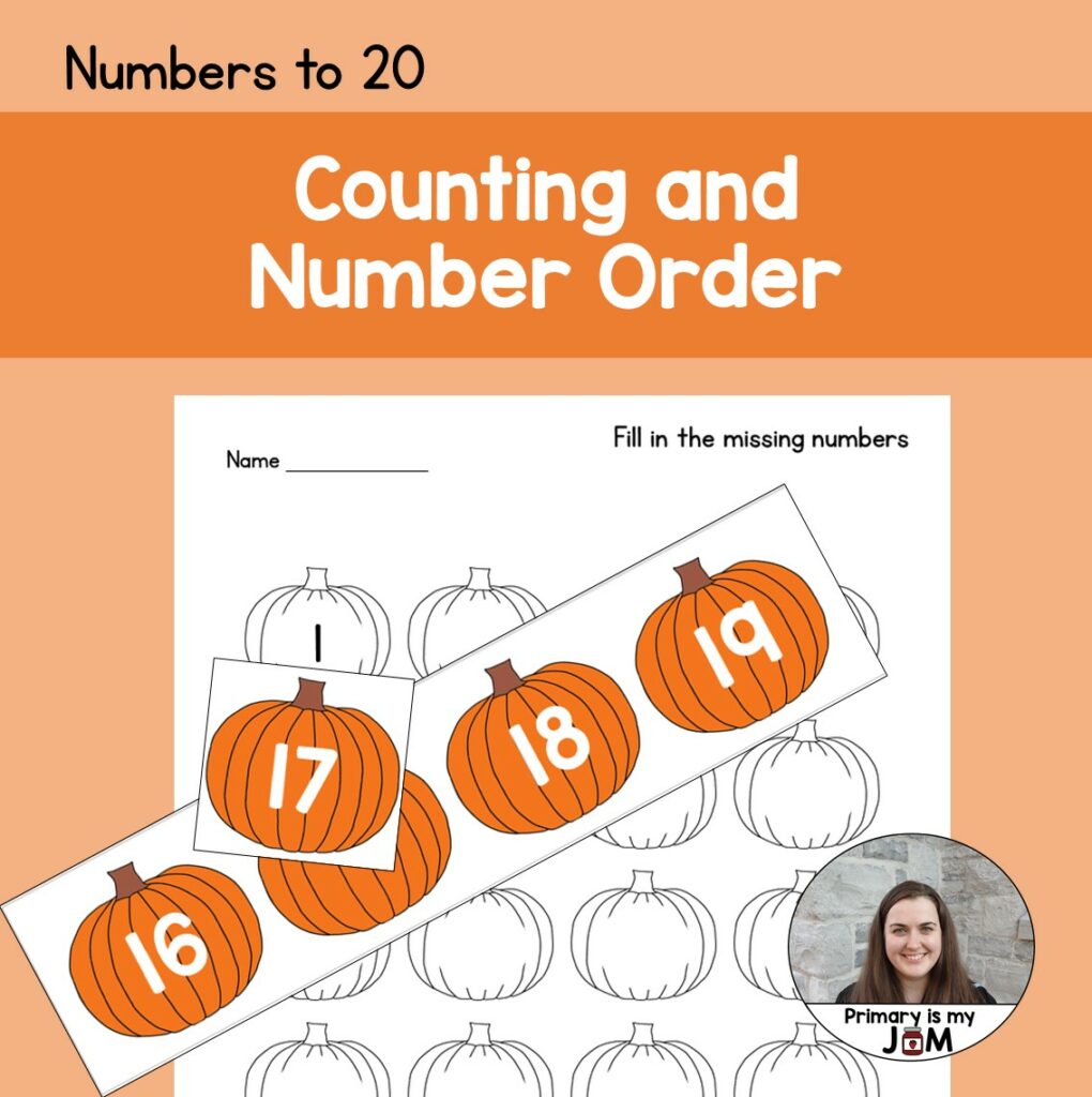 Fall Counting and Number Order | Made By Teachers