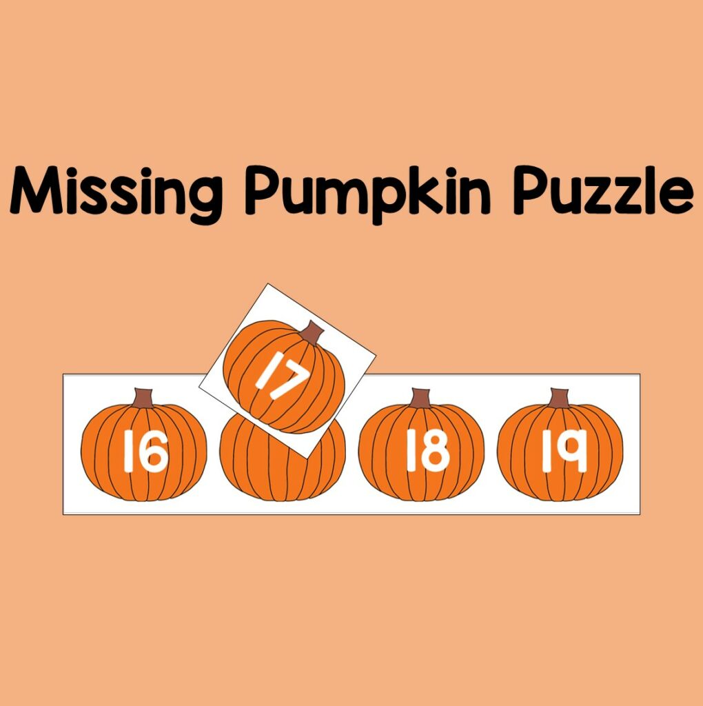 Fall Counting and Number Order | Made By Teachers