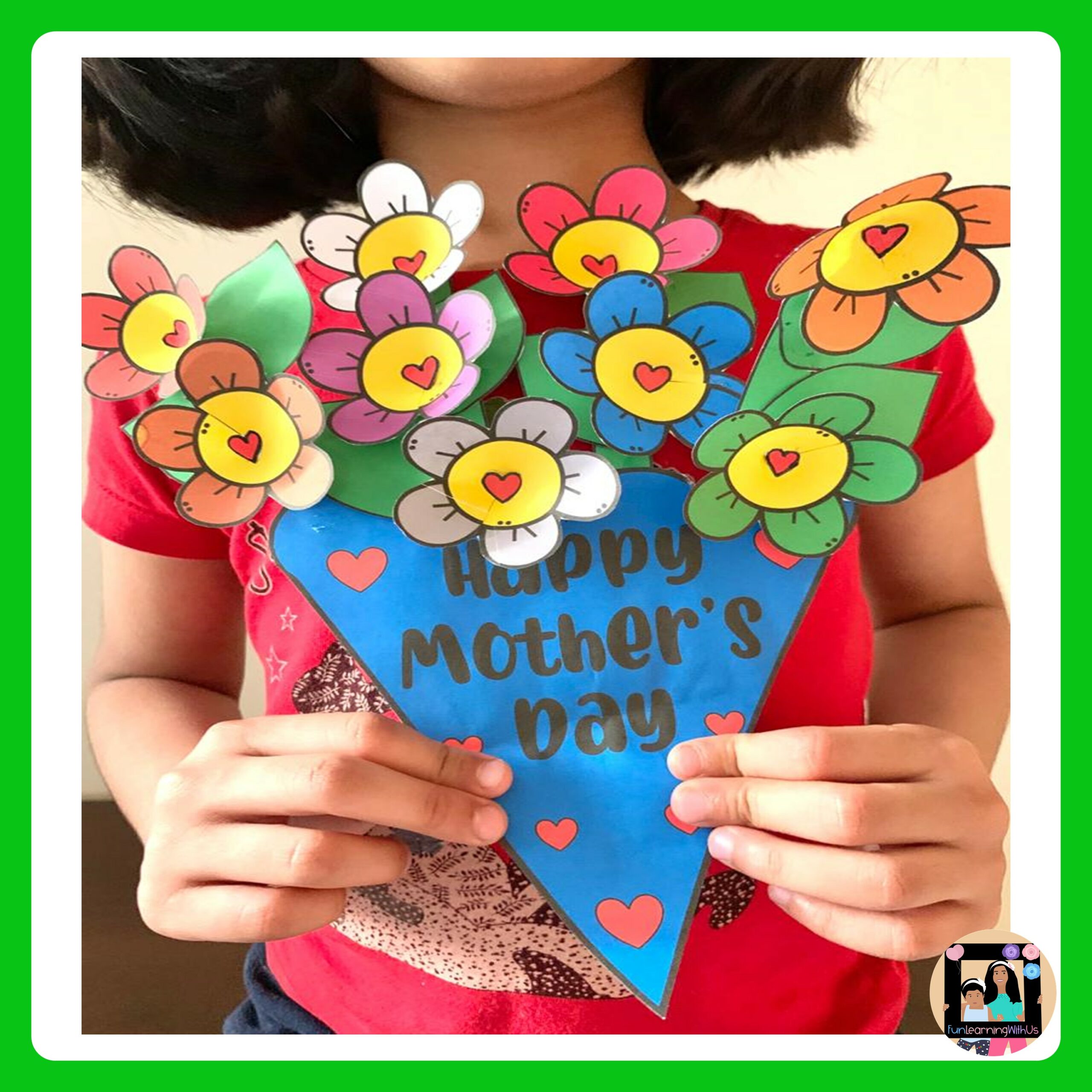 Mothers Day 3D Flower Bouquet Craft & Writing Activity - Made By Teachers
