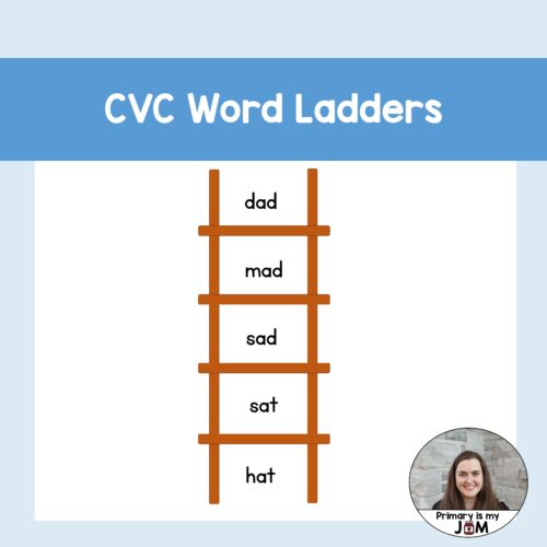 CVC Word Ladders Activity | Made By Teachers