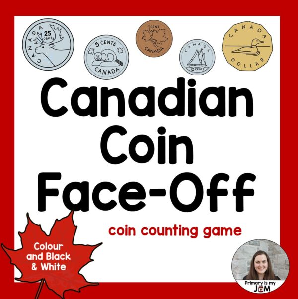 Canadian Coin Card Game - Face Off | Made By Teachers