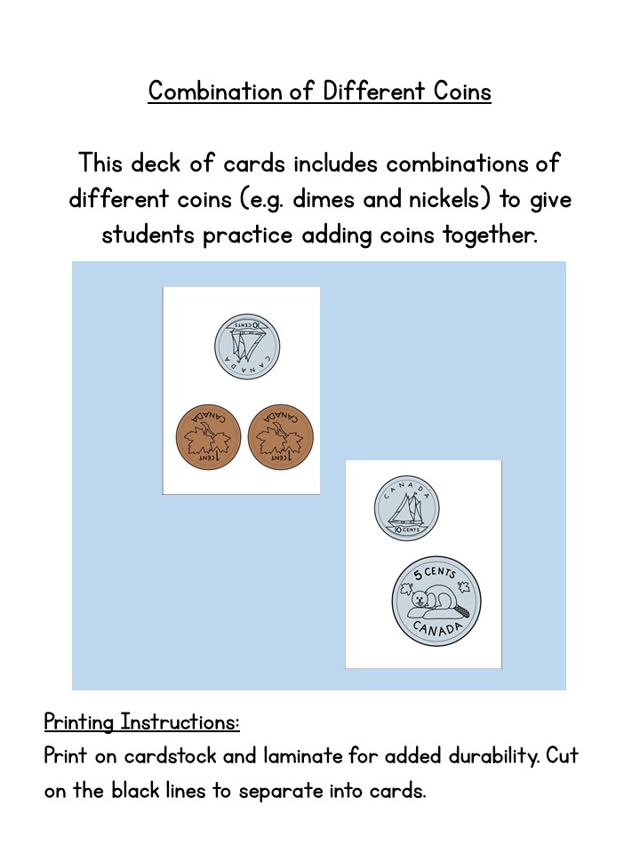 Canadian Money - Coin Activities - Made By Teachers