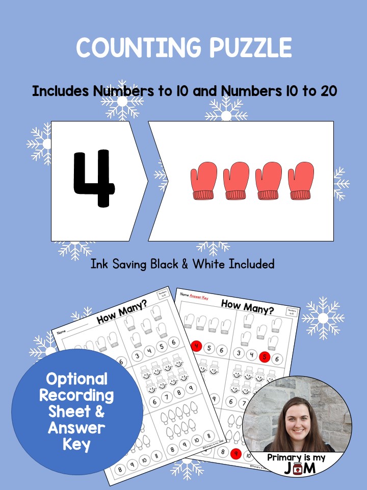 Winter Counting and Number Order - Made By Teachers