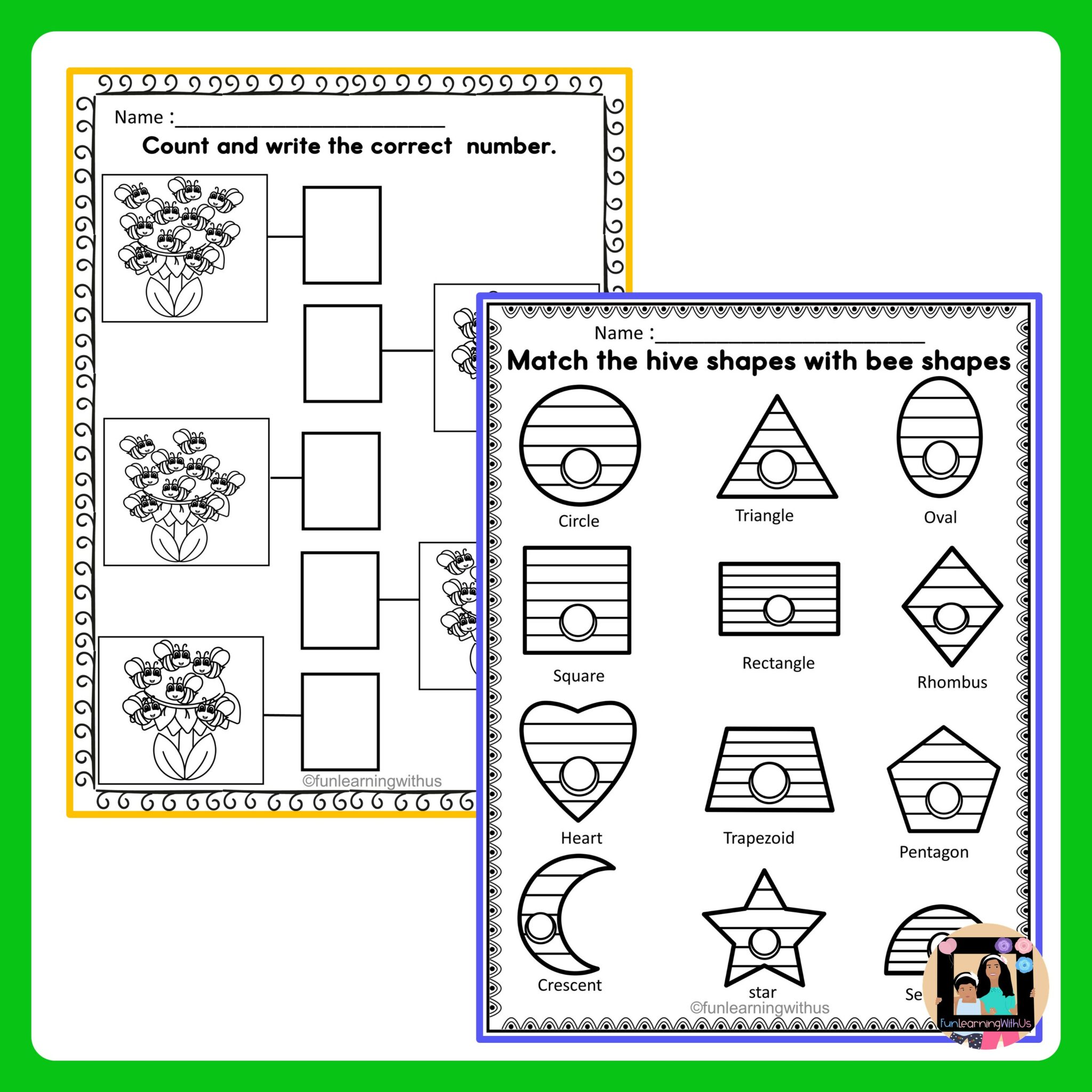 Insects Bugs & Creepy Crawlers Pack for Preschool & Pre-K | Made By ...