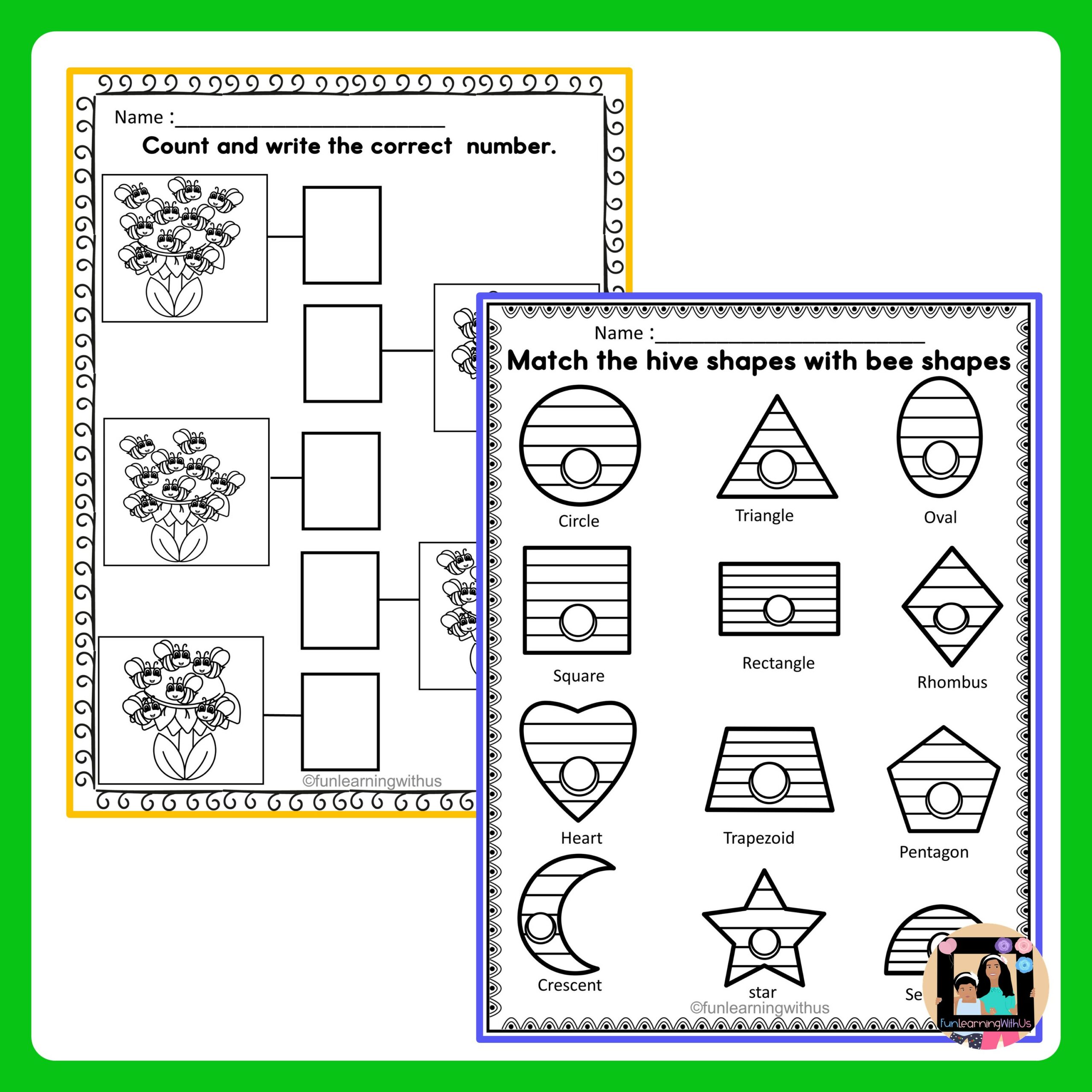 Insects Bugs & Creepy Crawlers Pack for Preschool & Pre-K | Made By ...