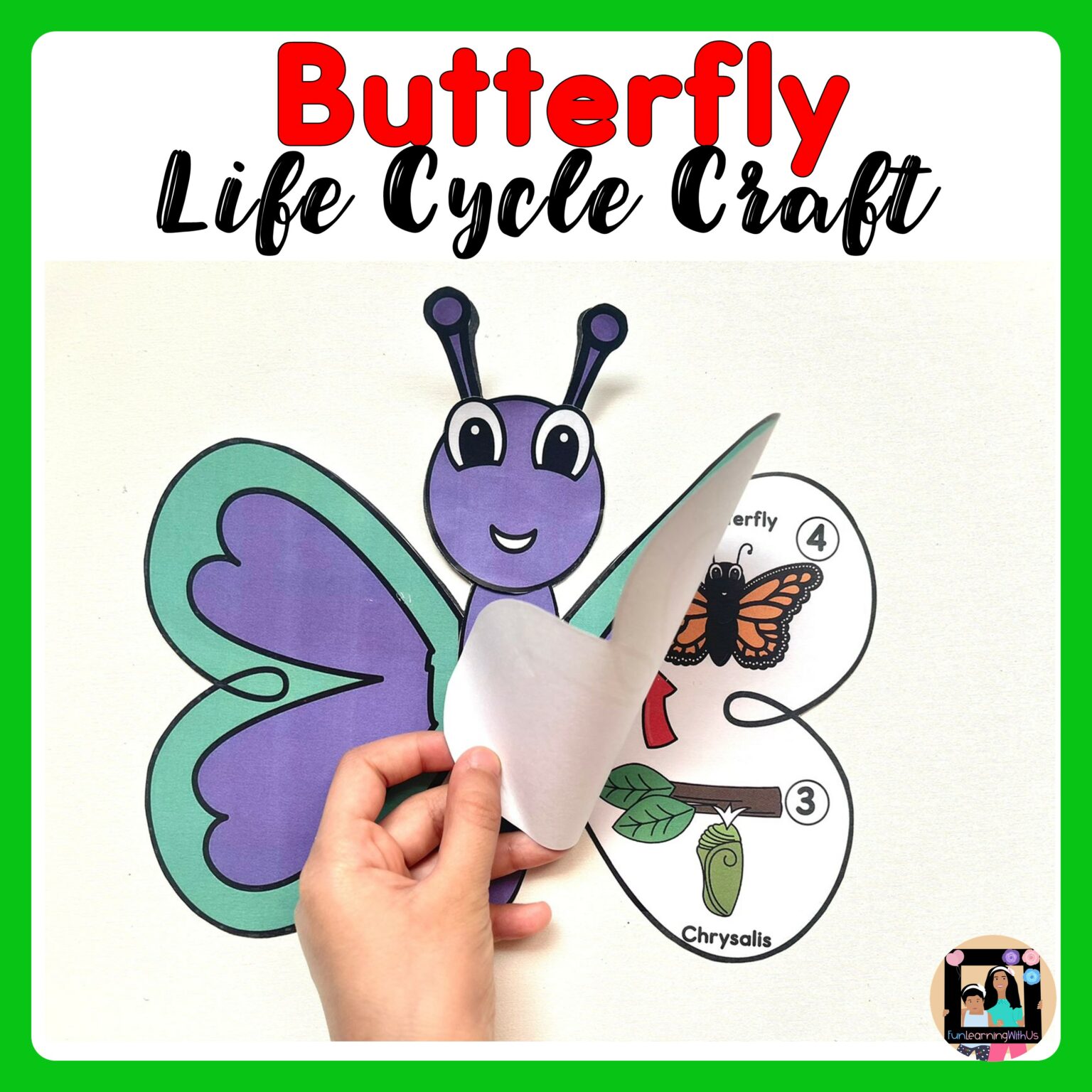 Butterfly Lifecycle Craft - Made By Teachers