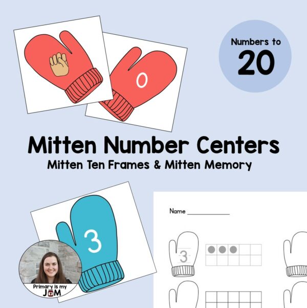 Winter Themed Ten Frame Math Centers | Made By Teachers