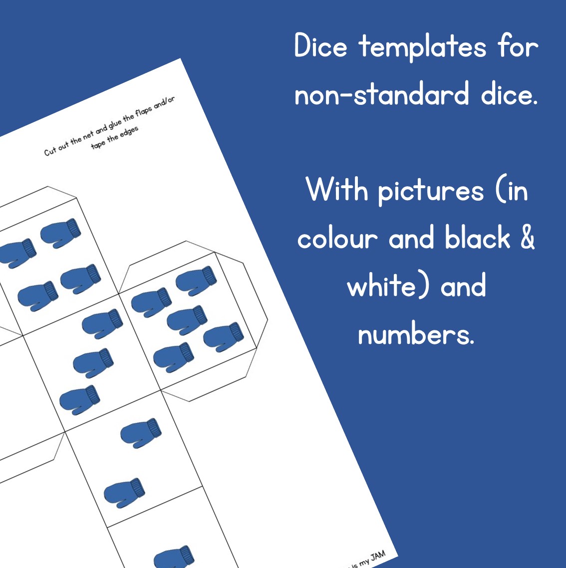 Winter Themed Dice Game - Hat Roll and Stack | Made By Teachers