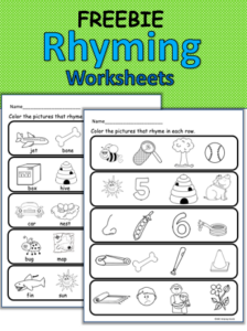 Free Rhyming Worksheets | Made By Teachers