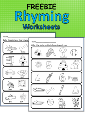 Free Rhyming Worksheets | Made By Teachers