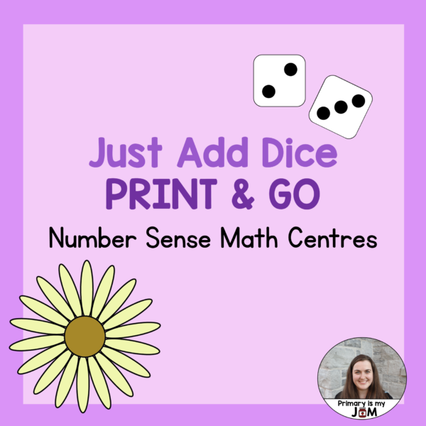 Spring themed Dice Math Centers - Just Add Dice | Made By Teachers
