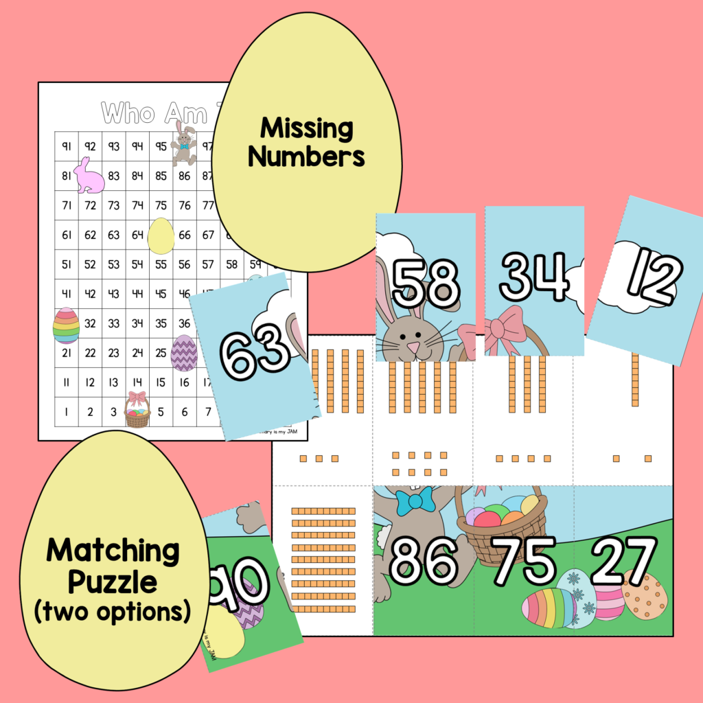 Easter Place Value Centers - Base Ten Numbers to 100 | Made By Teachers