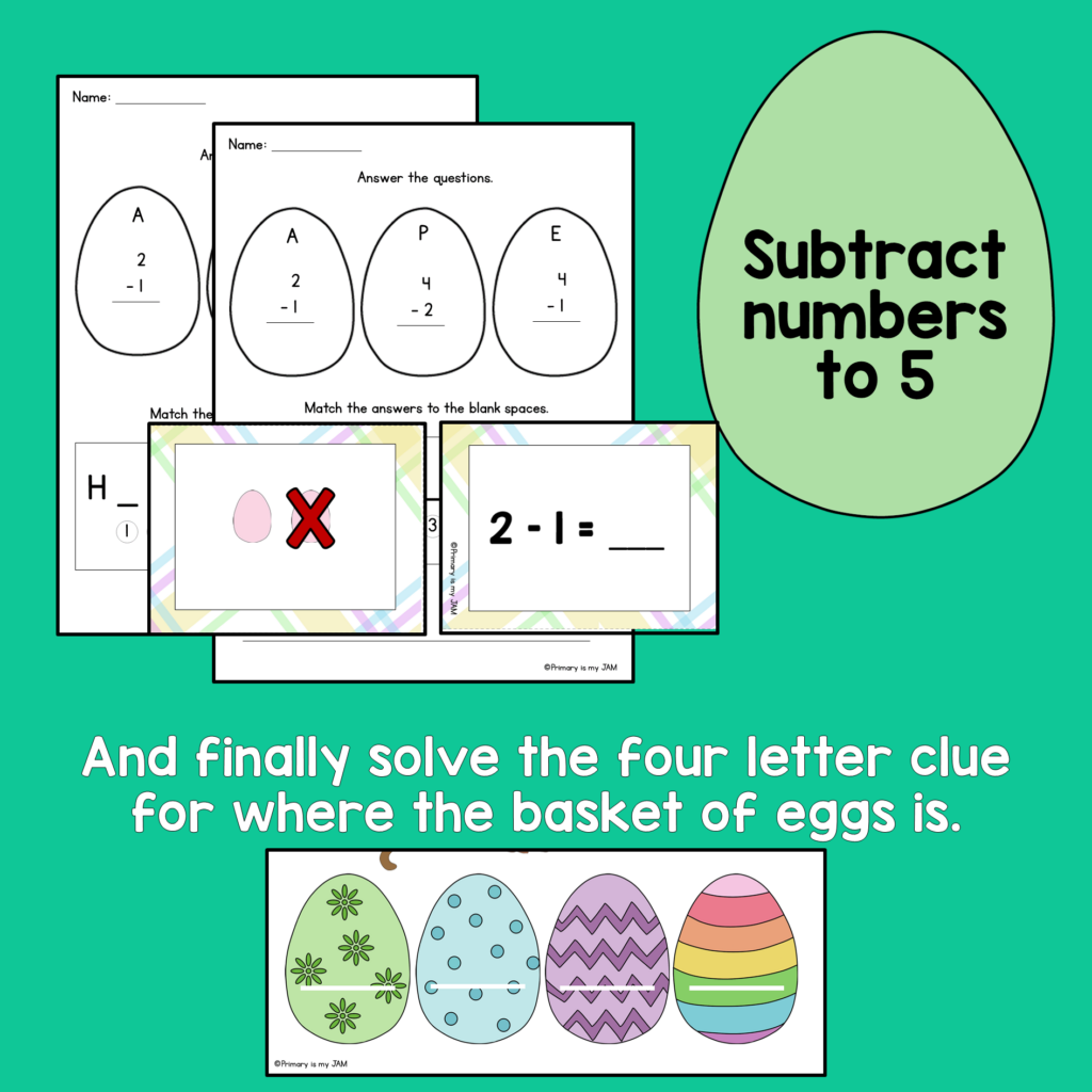 Easter Mystery Kindergarten Math Escape Room | Made By Teachers