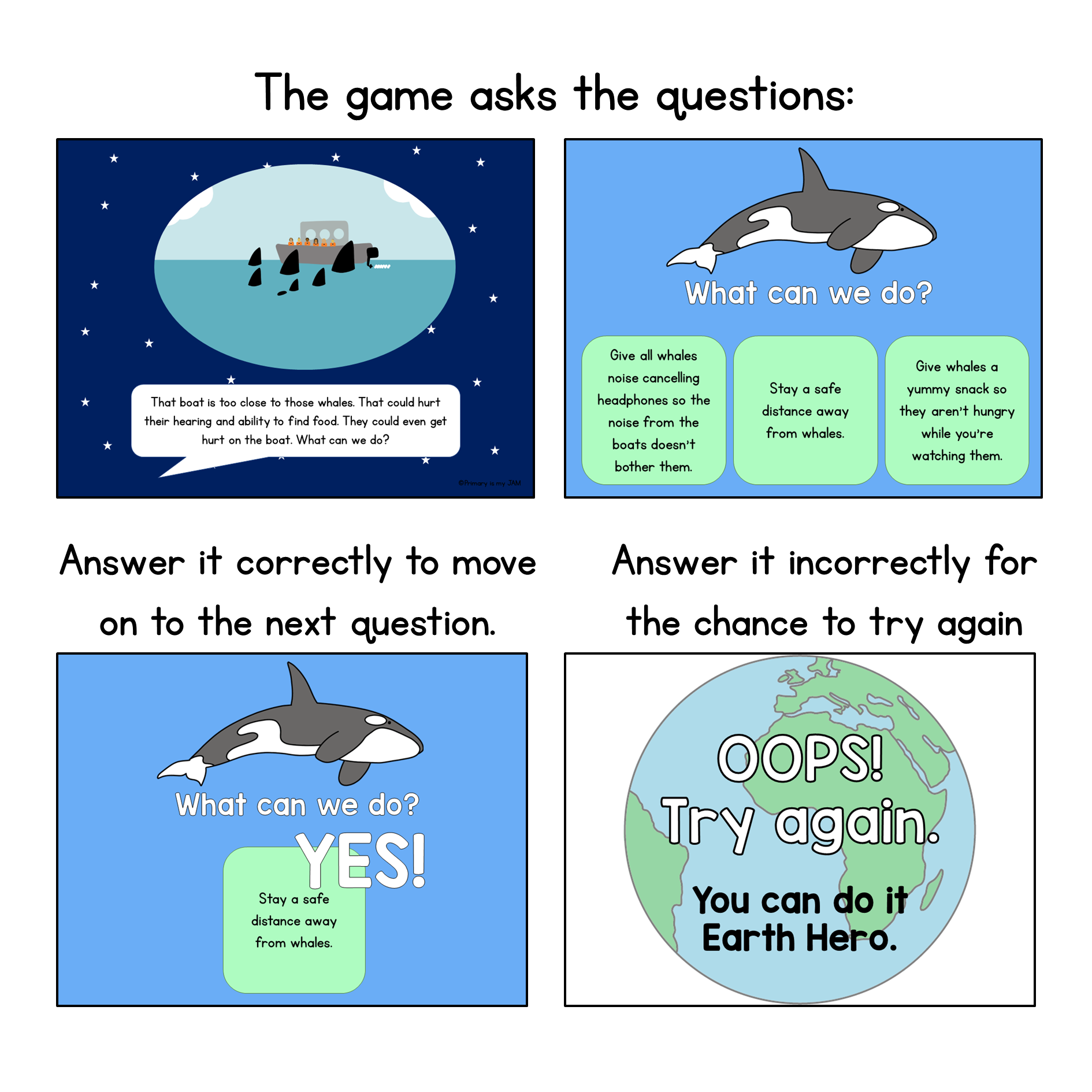 Earth Day Digital Quiz Game - Save the Earth Mission | Made By Teachers