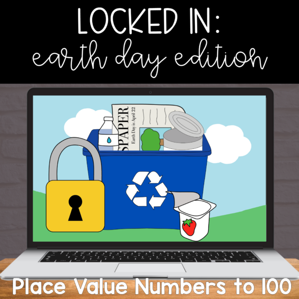 Earth Day Place Value Numbers to 100 Digital Escape Room | Made By Teachers