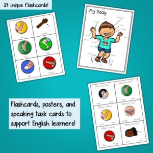 Parts of the Body - ESL/ELL/EL Unit! | Made By Teachers