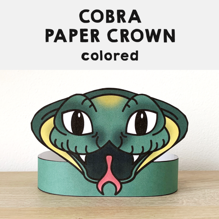 Deer Paper Crown Printable Coloring Craft - Made By Teachers