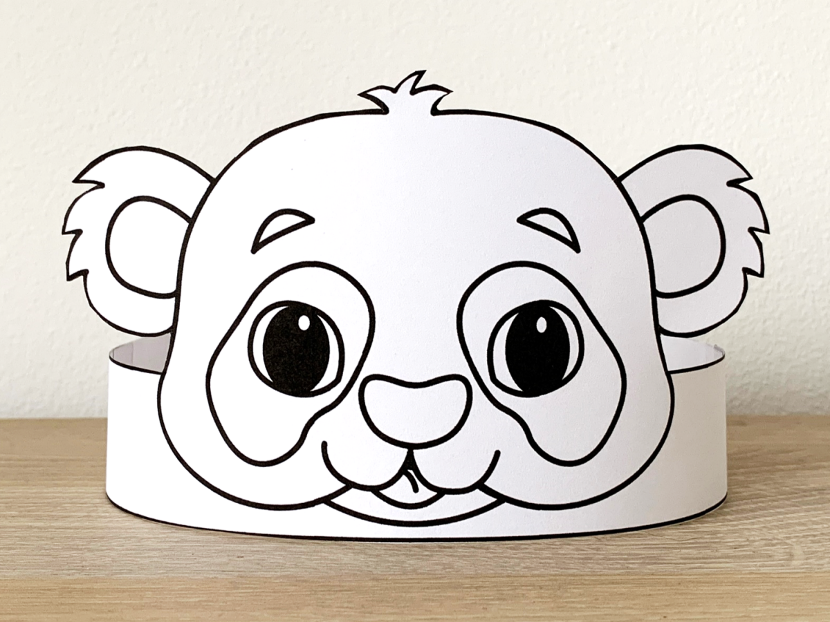 Panda Paper Crowns Printable Asian Animal Coloring Craft - Made By Teachers