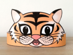 Tiger Paper Crown Printable Asian Animal Costume Craft - Made By Teachers