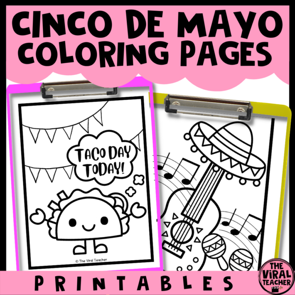 Cinco de Mayo Coloring Pages - Made By Teachers