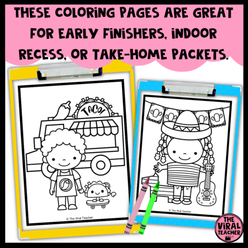 Cinco de Mayo Coloring Pages - Made By Teachers