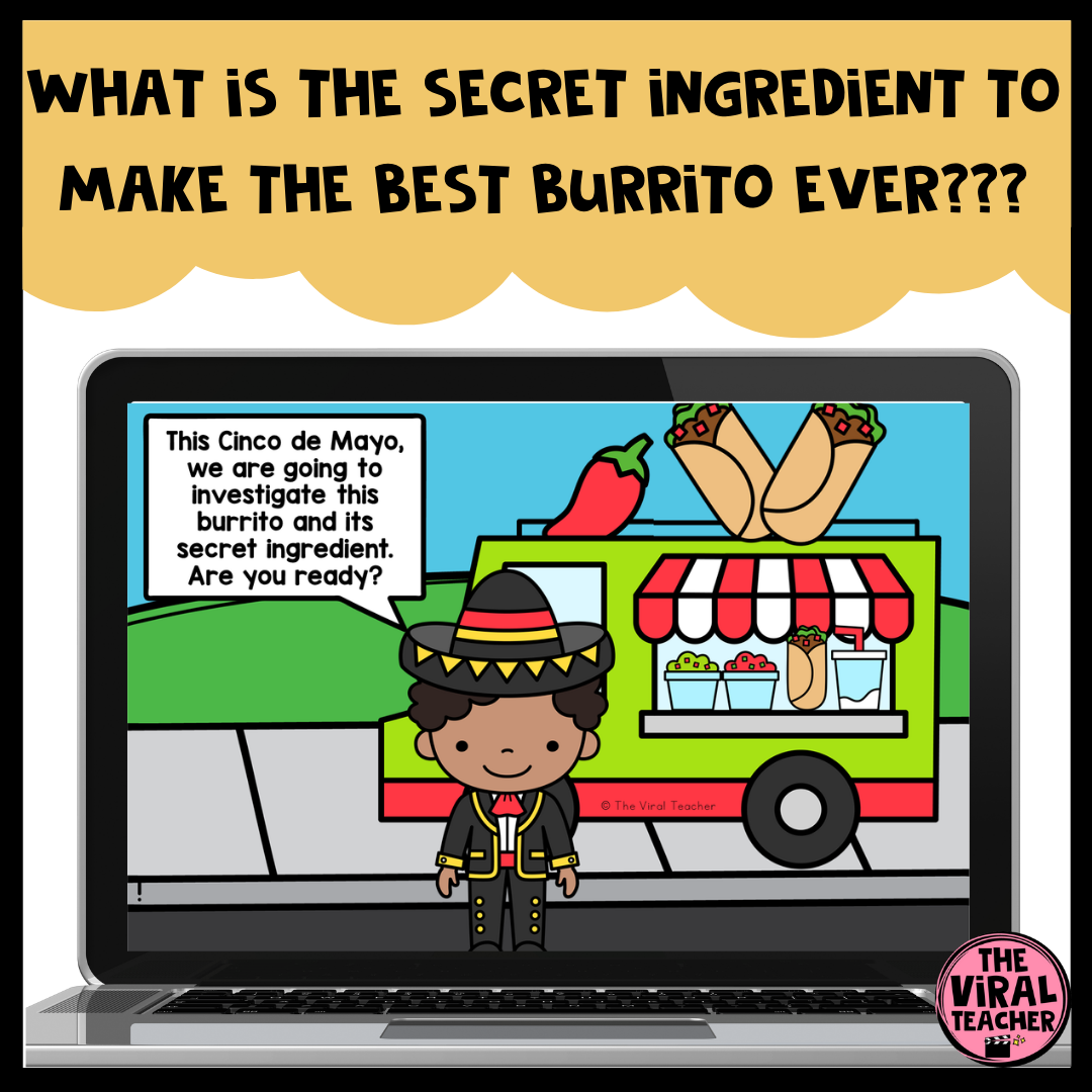 Cinco de Mayo Math Activities for 1st Grade Google Slides™ | Made By ...