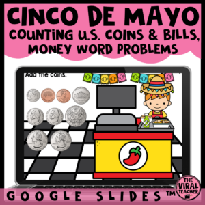Cinco de Mayo Math Activities for Kindergarten to 2nd Grade Google ...
