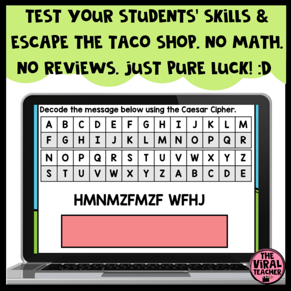 Cinco de Mayo Escape Room | Escape the Taco Shop Google Slides™ | Made ...