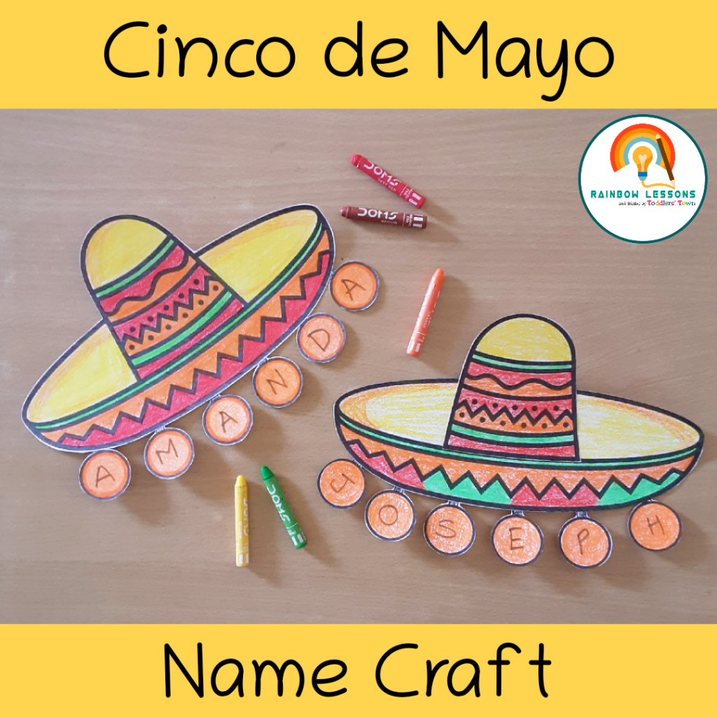 Cinco de Mayo Activities | Cinco de Mayo Crafts | Cinco de Mayo Name ...