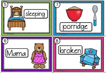 Goldilocks and the Three Bears Write the Room | Made By Teachers