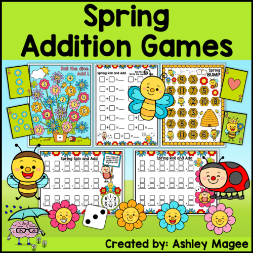 Spring Math Games: Fun Themed Addition Math Games - Made By Teachers
