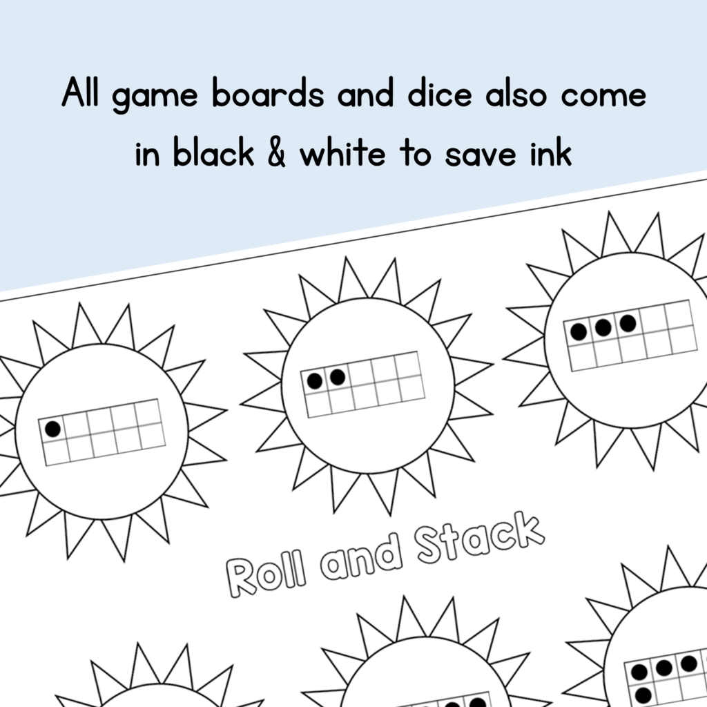 Roll and Stack BUNDLE - Dice Games All Year Long | Made By Teachers