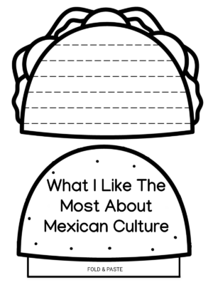 Cinco de Mayo Writing Crafts | Cinco de Mayo Activities | Taco Craft ...
