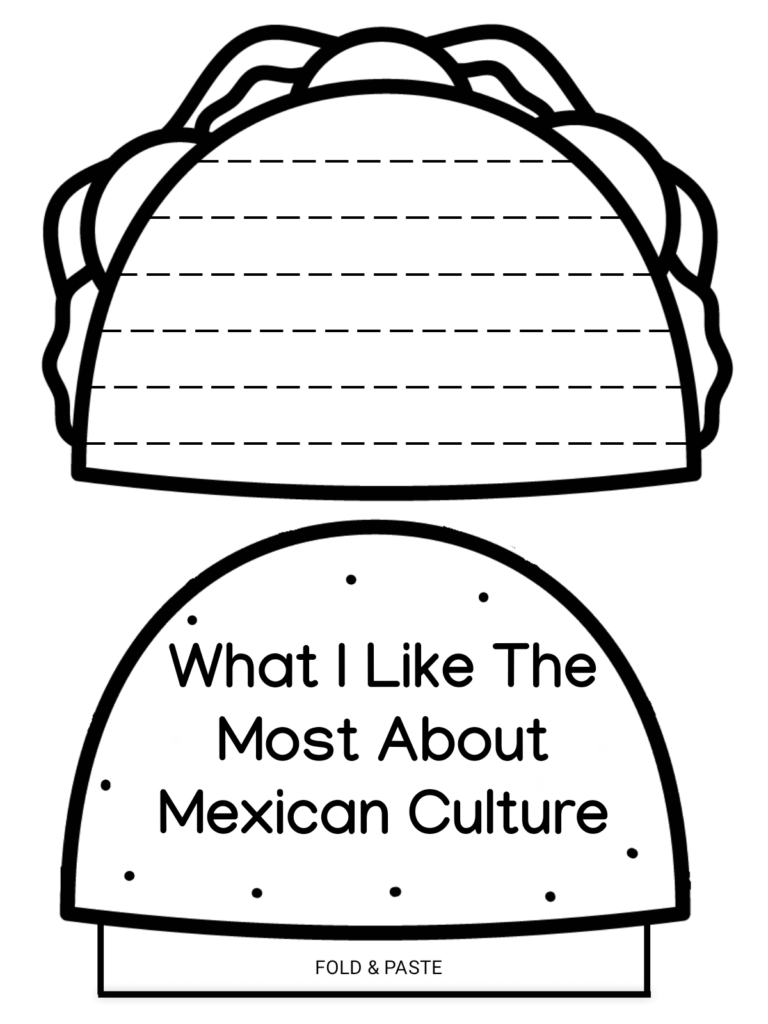 Cinco de Mayo Writing Crafts | Cinco de Mayo Activities | Taco Craft ...