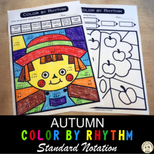 Color by Rhythm Summer Themed Pages | Music Color by Code | - Made By ...