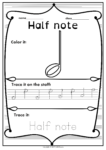 Music Tracing Worksheets | Notes, Rests, and Symbols - Made By Teachers