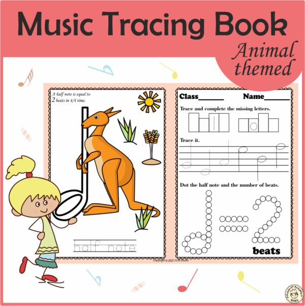 Music Tracing Activities Bundle for Young Musicians | Made By Teachers