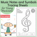 Music Tracing Activities Bundle for Young Musicians | Made By Teachers